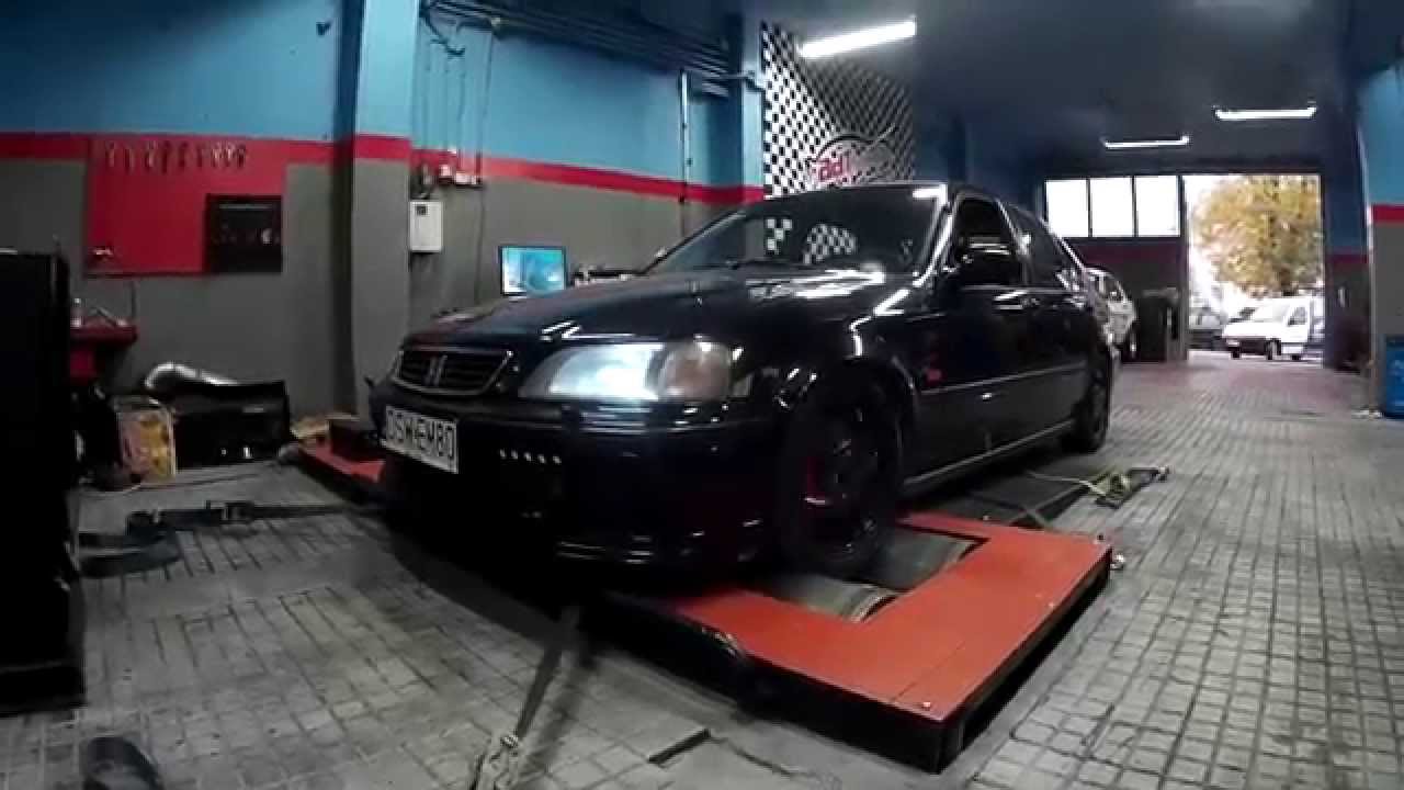 Honda Civic MB6 Type'S B18C4 . Dyno Day. - YouTube