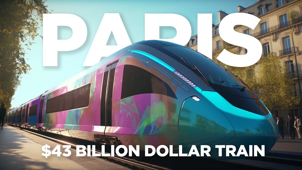 Paris $43 Billion FASTEST Underground Train - YouTube