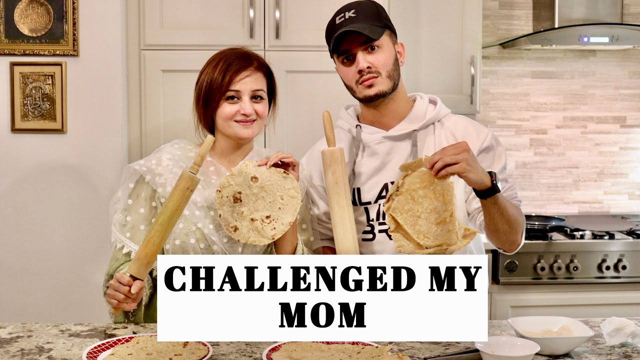 ROTI making CHALLENGE with my MOM... - YouTube