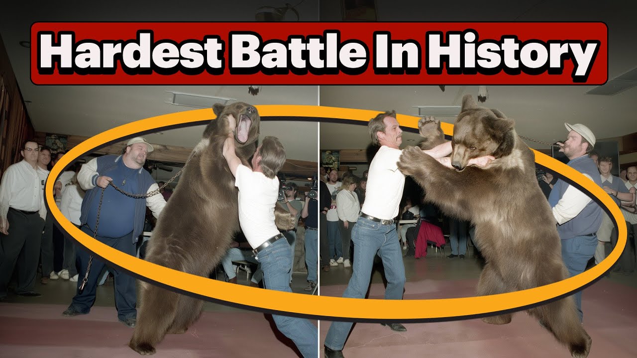 Behind The Scenes Of A Real Man Vs Bear Fight - YouTube