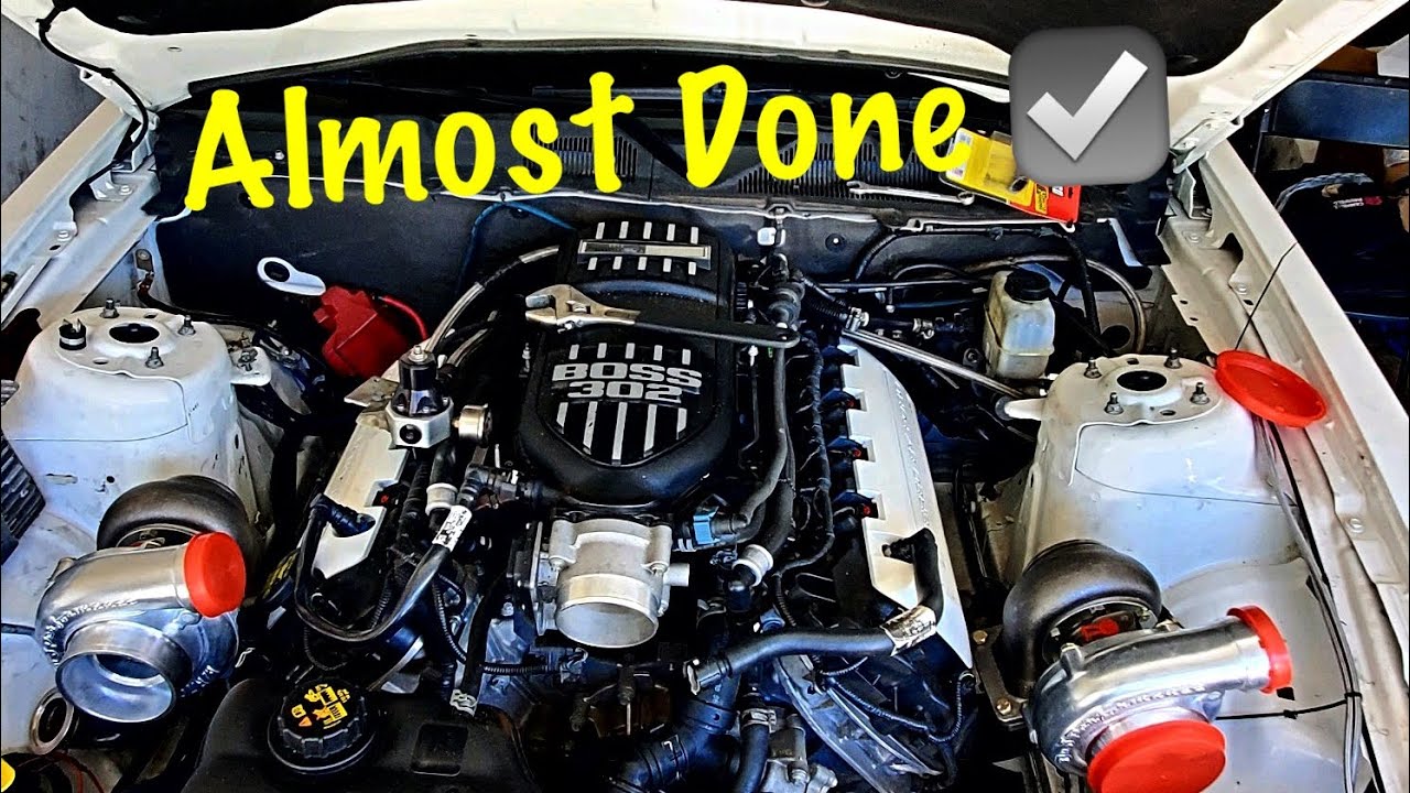 My Twin Turbo Boss 302 is almost ready !!!!!!! - YouTube