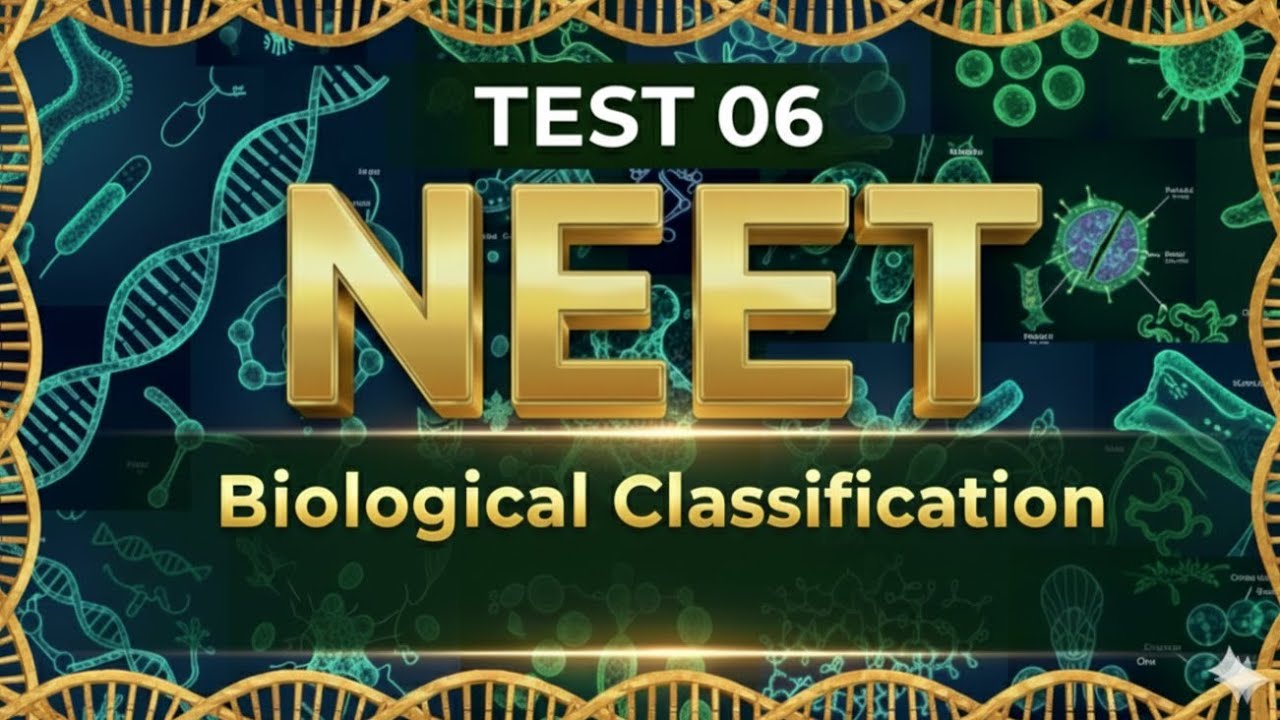 Biology Test 06 Biological classsification 400 Q #neetbiology #exam # ...