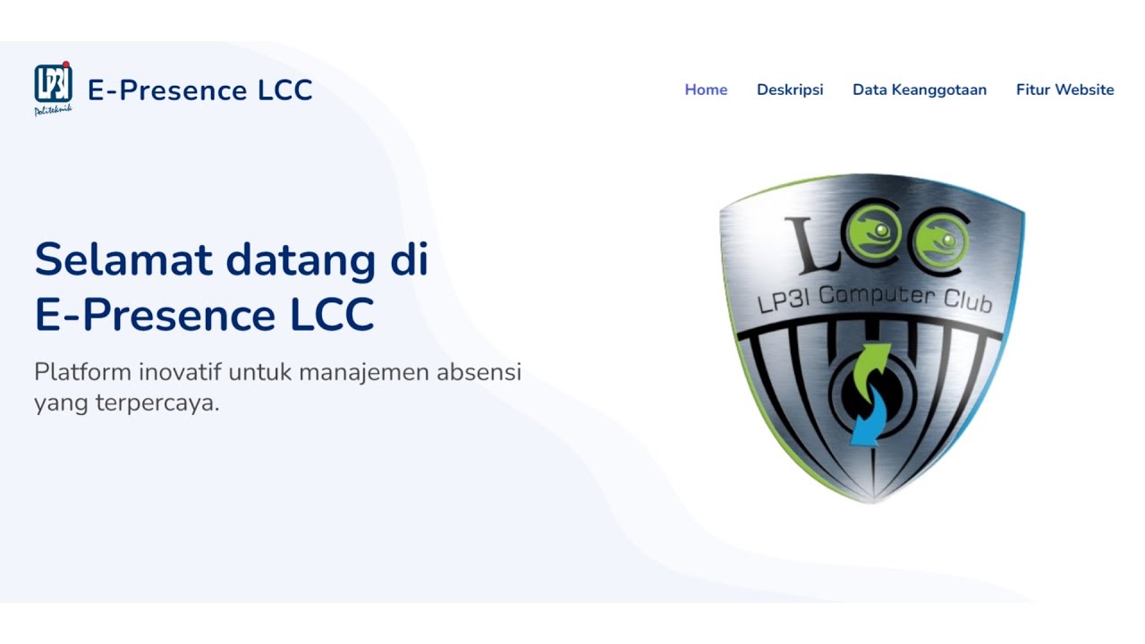 Website E-Presence LCC, Website Absensi Digital. - YouTube
