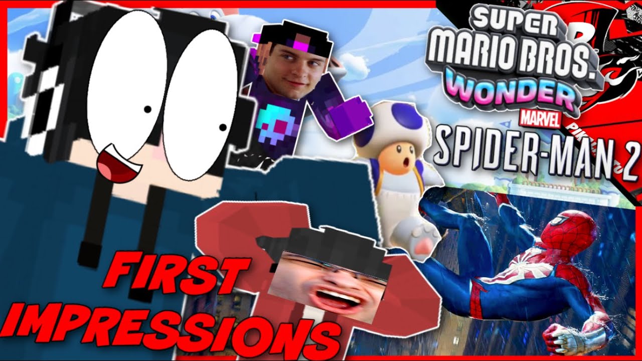 SPIDER-MAN 2 & SUPER MARIO BROS. WONDER - FIRST IMPRESSIONS! - YouTube