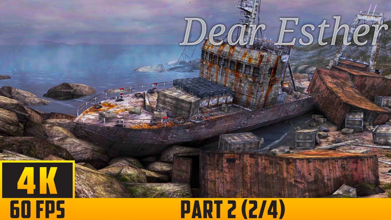 Dear Esther - Walkthrough Game - Part 2 (2/4) (4K 60FPS) No Commentary ...