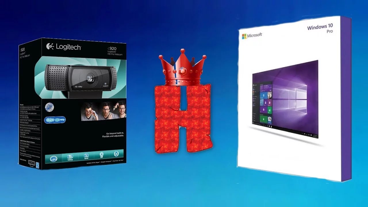 Logitech C920 HD Pro 🔥 Windows 10 Professional BOX 🔥 UNBOXING - YouTube