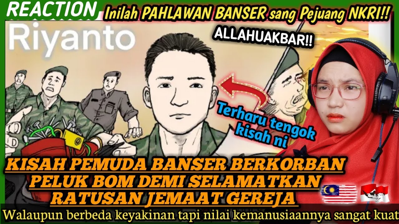 🇲🇾🇲🇨TERHARU😭 KISAH PEMUDA BANSER(RIYANTO) BERKORBAN PELUK BOM DEMI ...