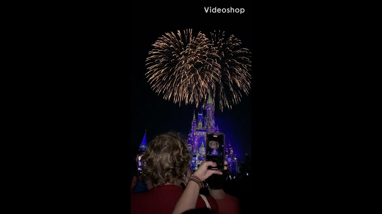 Disney fireworks April 1st - YouTube