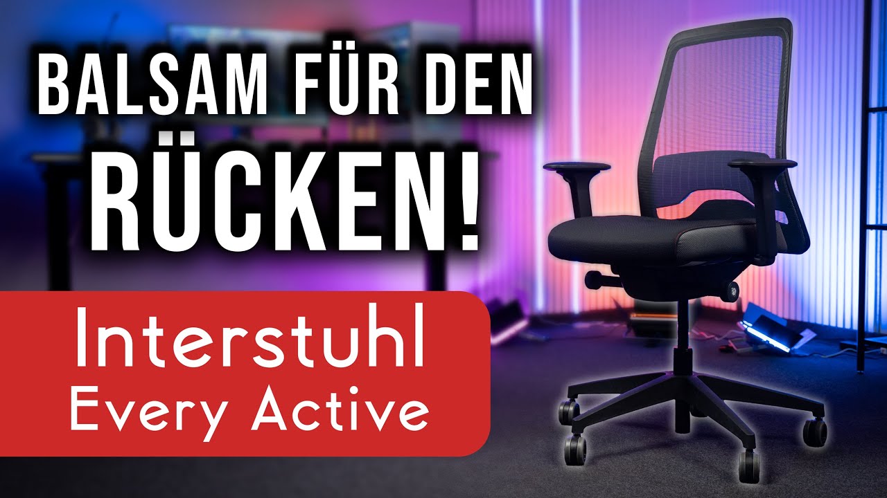 Interstuhl Every Active im Komfort-Check: Ergonomischer Bürostuhl made ...