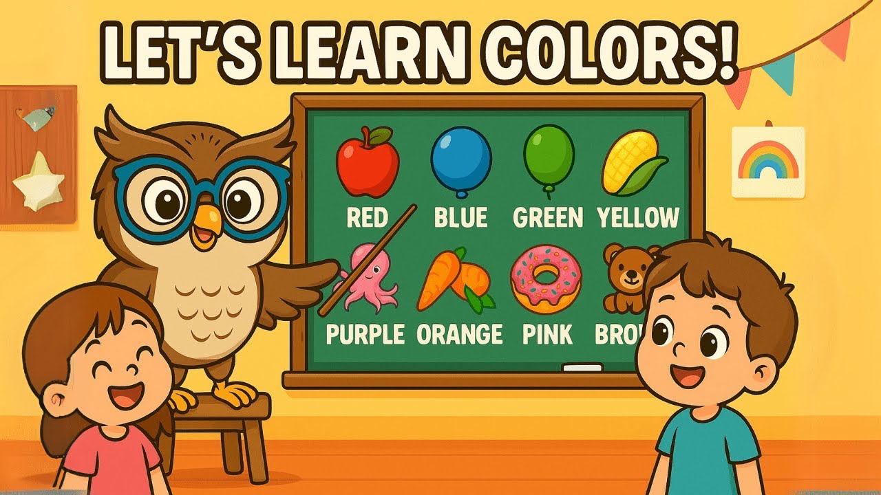 Let's Learn Colors | Learning Colors For Toddlers & Kids - Koodle Learn ...