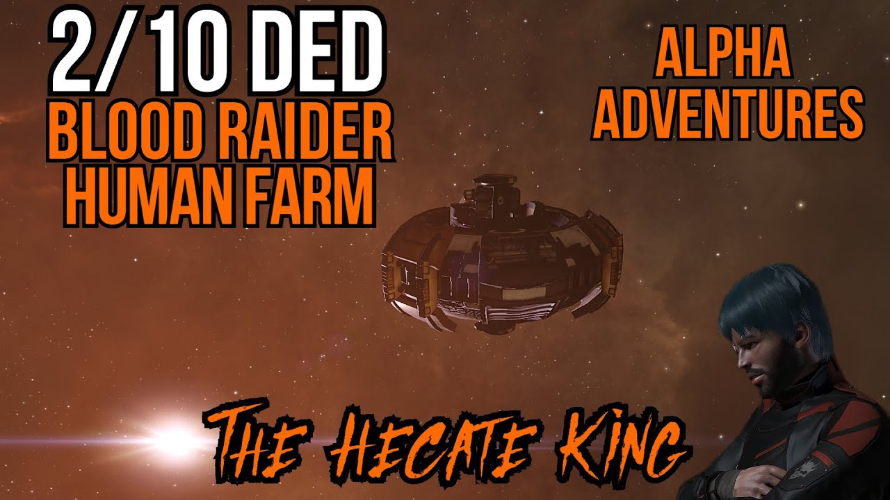 Eve Online Blood Raider 2/10 DED Human farm (Full Alpha Mode ) - YouTube