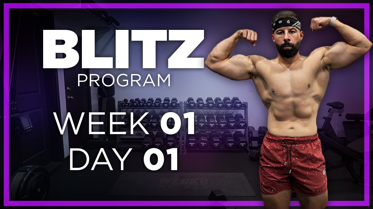 40 Minute Upper Push Workout | BLITZ - Day 1 - YouTube
