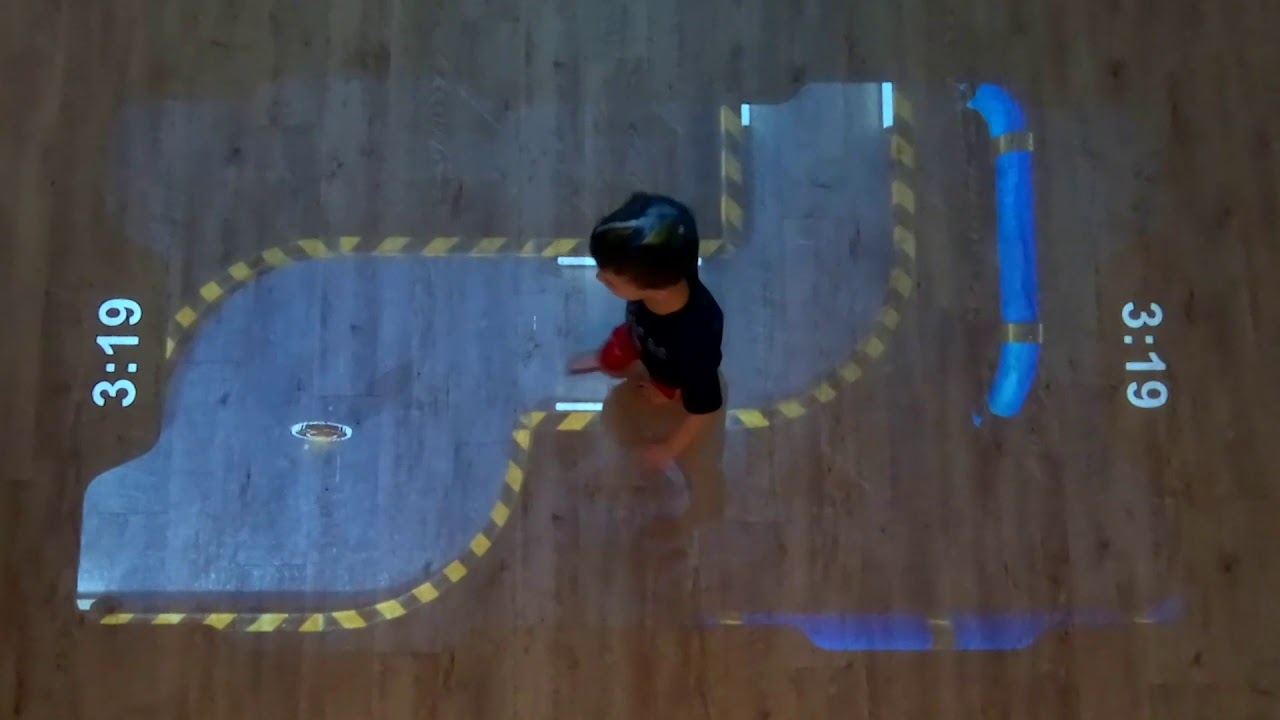 Escape the Maze - Interactive projector game from LUMOplay - YouTube