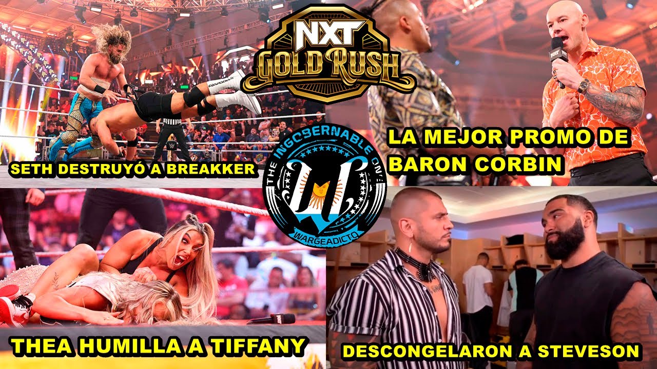 NXT GOLD RUSH ( NOCHE 1) - Análisis Picante (by Nick The Guy) - YouTube