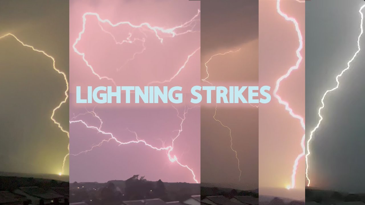 Massive Storm Beware The Lightning Strikes - YouTube