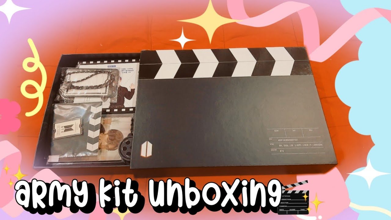 unboxing 6th army membership kit⋆.ೃ࿔*:･ - YouTube