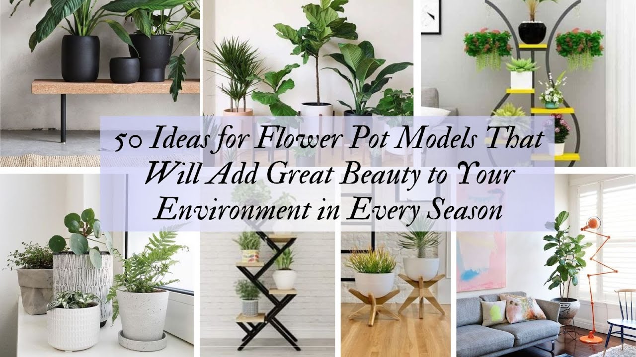 50 Ideas for Flower Pot Models That Will Add Great Beauty to Your ...