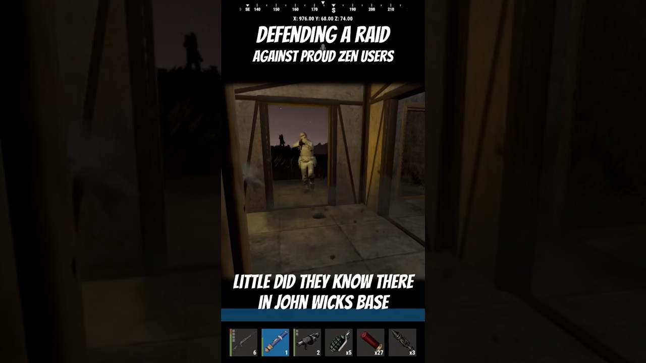 Rust defending base from proud cheaters - YouTube