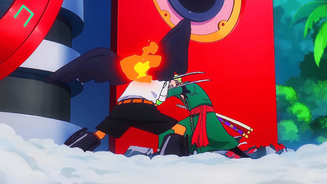[4K] Zoro saves Lilith | Zoro vs S-Hawk | One Piece Episode 1105 - YouTube