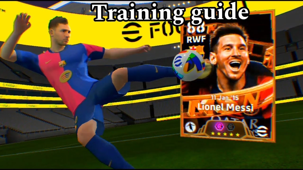 108 Rated Bigtime LIONEL MESSI Best Training Guide 💀💀| efootball 2025 ...