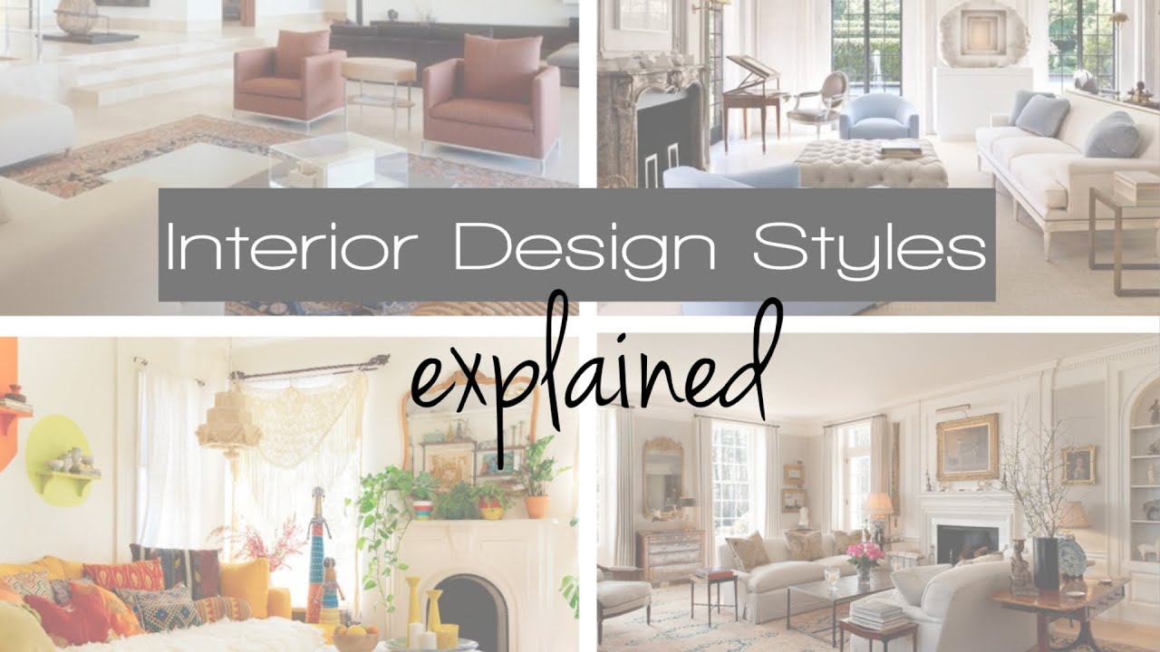 Interior Design Styles Defined! - YouTube