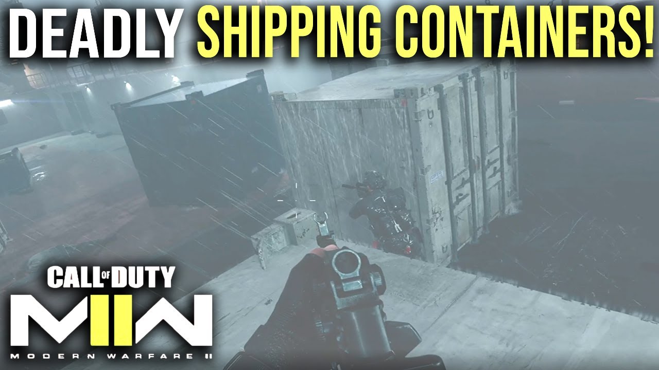 COD MODERN WARFARE 2 CAMPAIGN TIPS! THE DEADLY SHIPPING CONTAINERS ...
