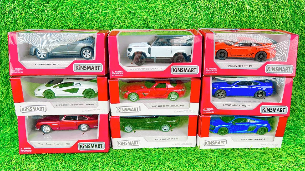 Unpacking Box Cars Ford Mustang GT | Mercedes Benz SLS AMG - YouTube