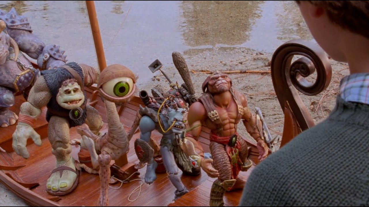 Small Soldiers (1998) - The Gorgonites leave Alan for Gorgon Island ...