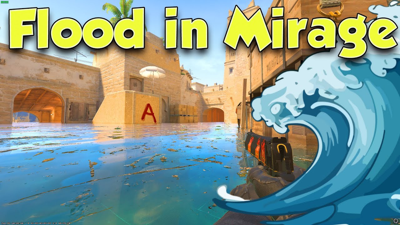 Flood in Mirage! Walkthrough | Water Mirage Map Detail Walkthrough ...