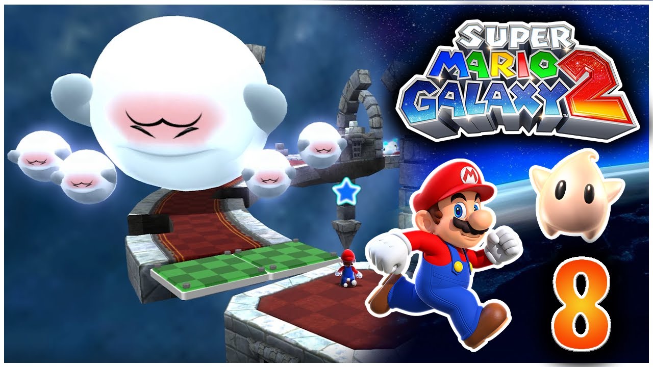 Let's Play Super Mario Galaxy 2 - "GHOSTS ARE SCARED OF ME"?! - #8 ...