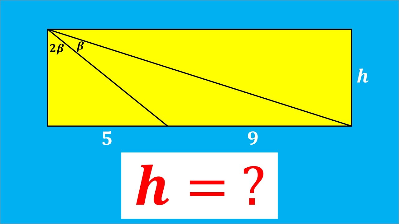 What is the height of rectangle? - YouTube