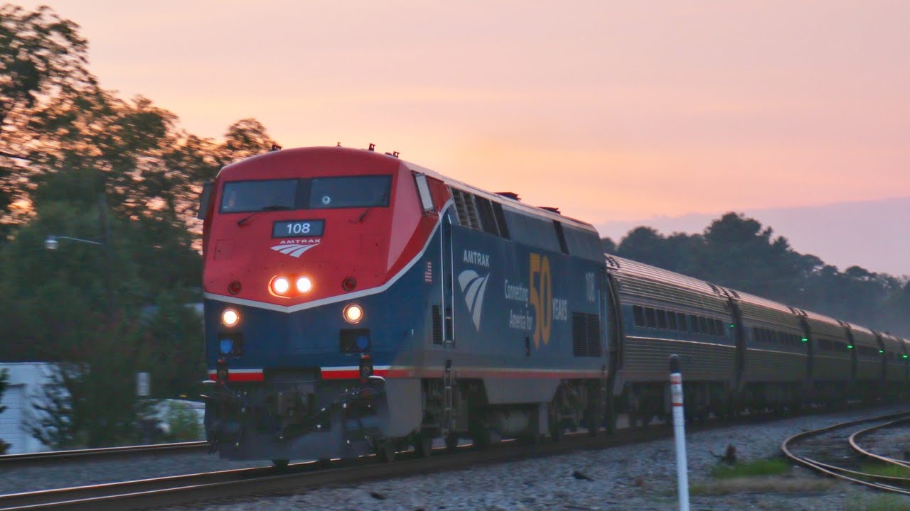 3 trains in one video! Chasing NS 052, Amtrak 108 50th Anniversary, and NS 4001. September 28th ...