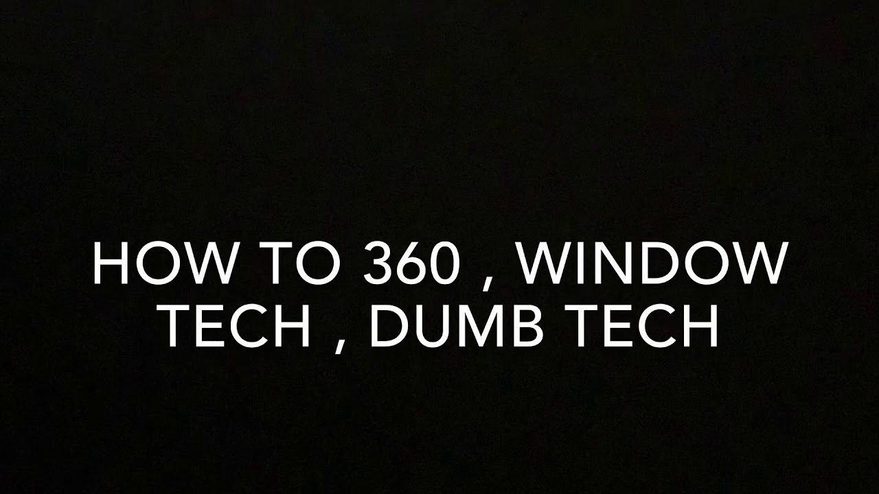 DBD Mobile How to 360 , Window Tech and Dumb Tech - YouTube