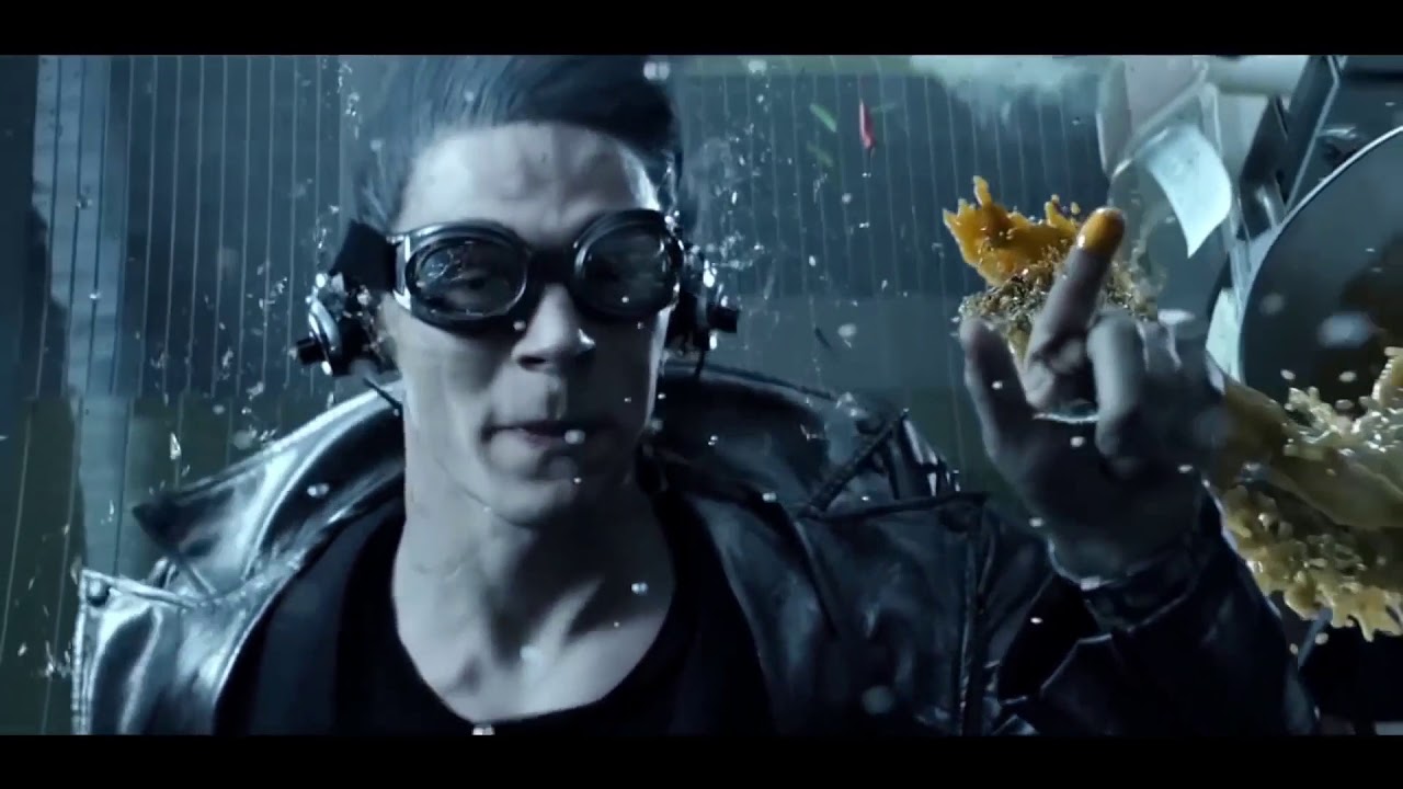 Quicksilver Scene but with the song from Sonic bar fight - YouTube