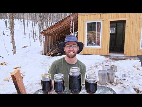 We struggled a lot this year to make MAPLE SYRUP with a newborn baby