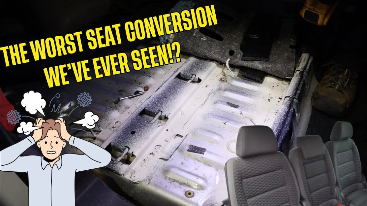 VW CADDY REAR SEAT CONVERSION - WOLFSBURG WEEKLY EP.7 - YouTube