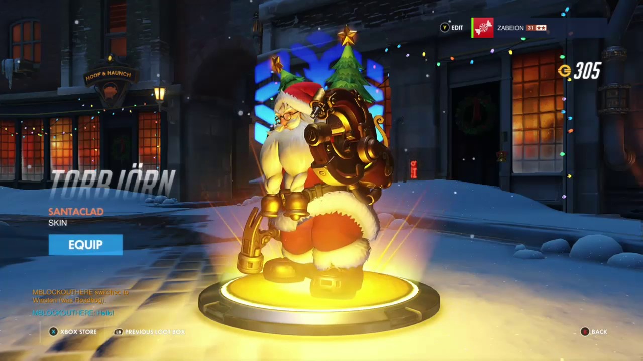 1 Overwatch Christmas Loot Box - Xbox One - YouTube