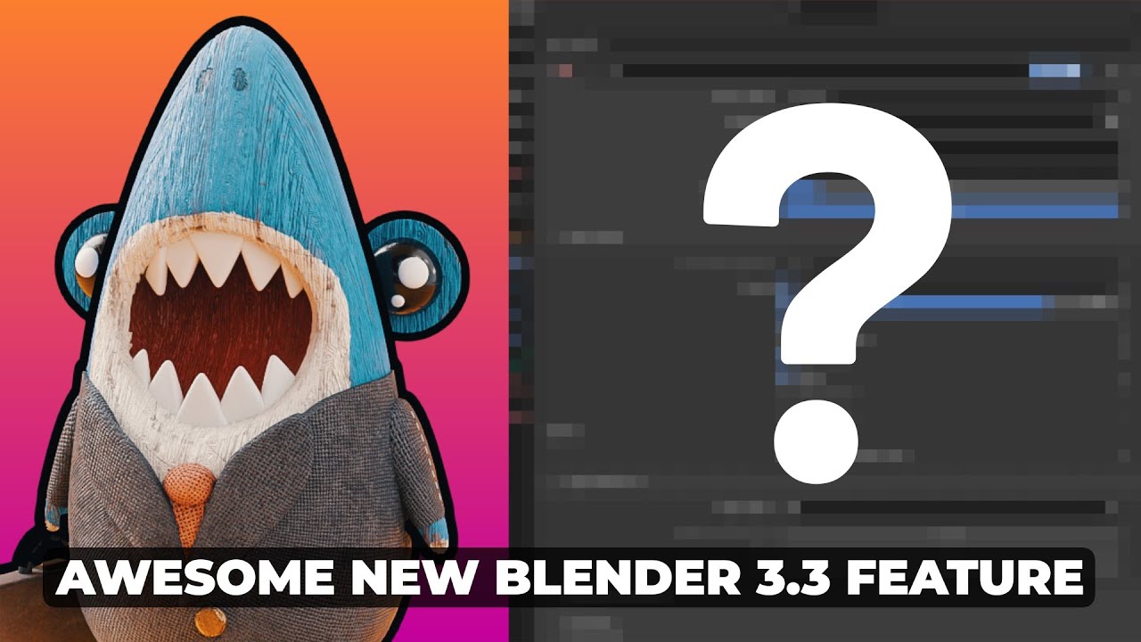 The AMAZING NEW FEATURE no one is talking about in Blender 3.3 !? - YouTube