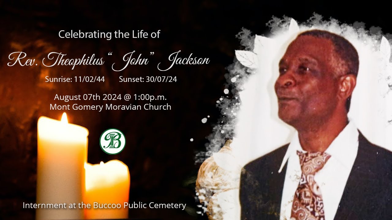 Celebrating The Life of Reverend Theophilus “John” Jackson - YouTube