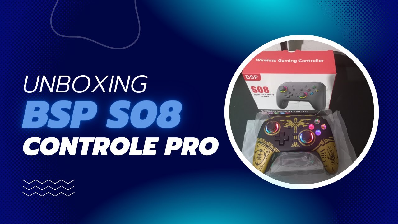 Unboxing BSP-S08 SWITCH PRO + TESTE !!! - YouTube