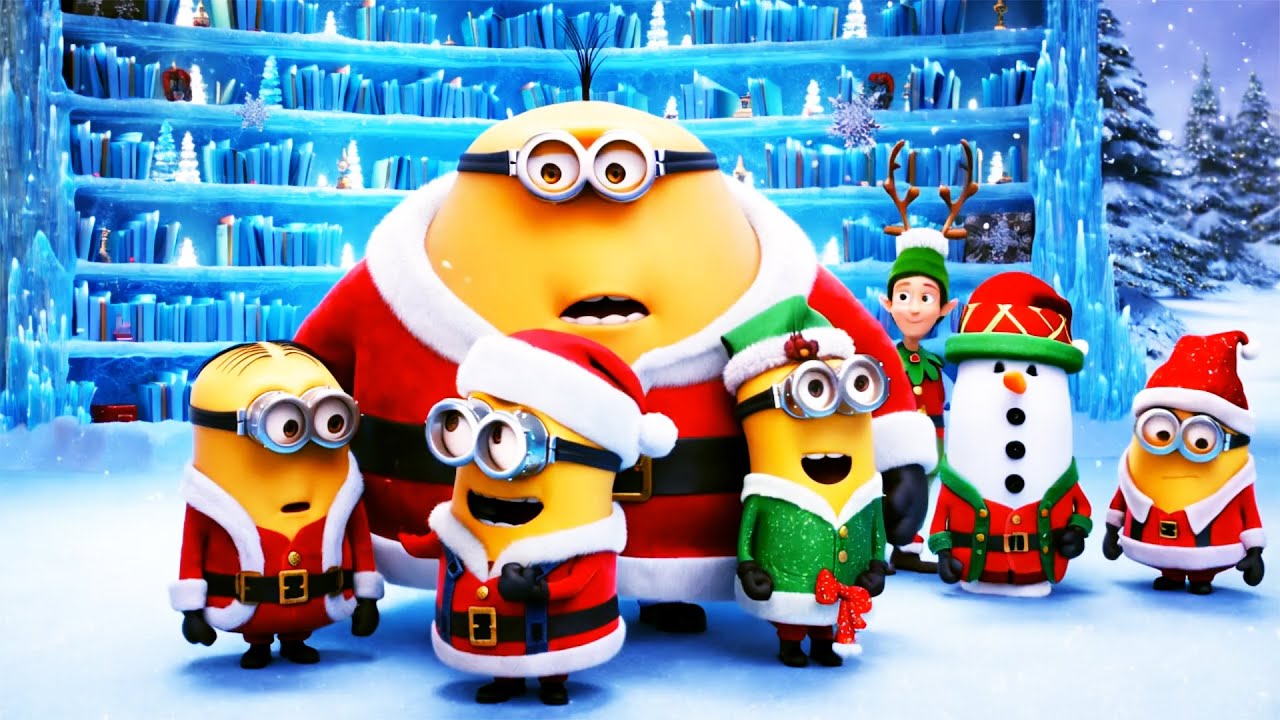 Christmas Minions and GRU VS SANTA and Friends Happy Holidays ...