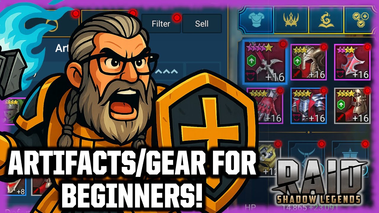 Beginner's Guide to Artifacts (Gear) in Raid: Shadow Legends! - YouTube