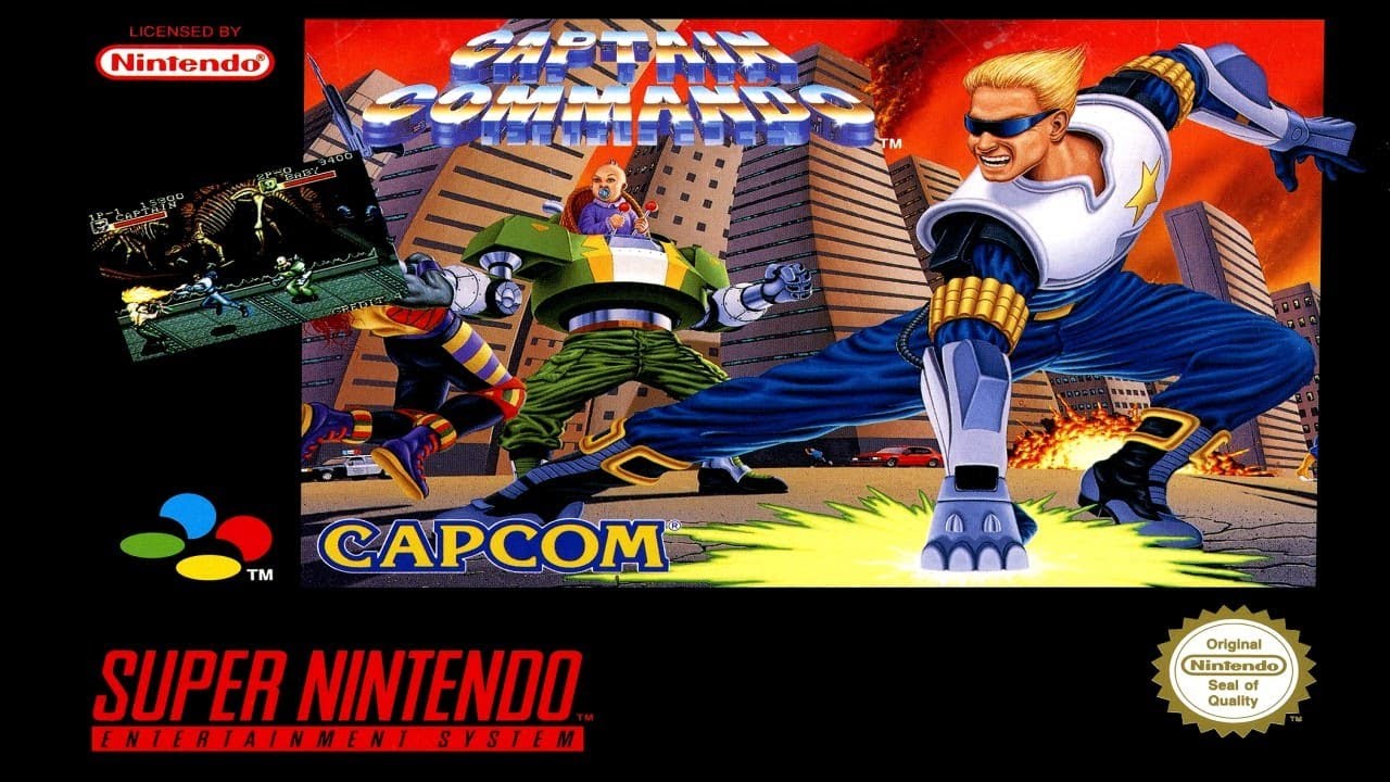 SNES Super Nintendo Gameplay Review Captain Commando HD FULL 60fps ️ ...