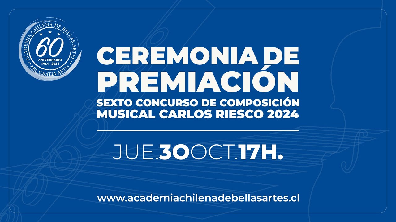 Premiación Concurso de Composición Musical Carlos Riesco 2024 - YouTube