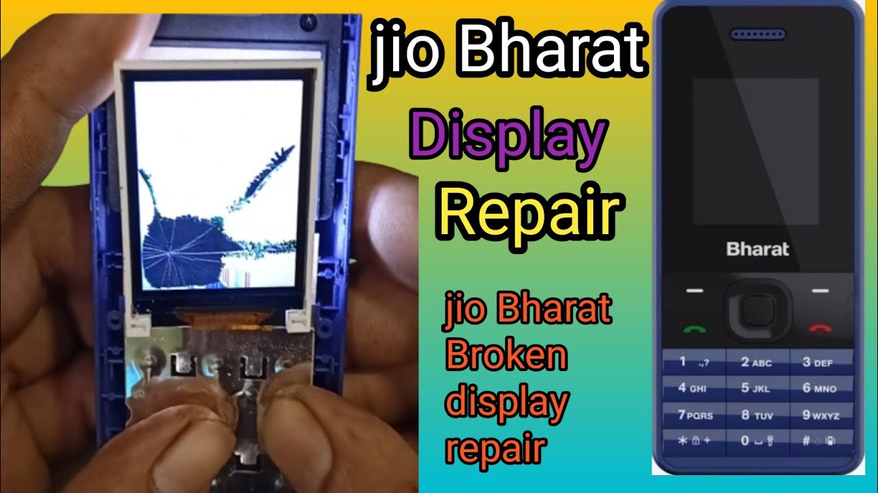 Jio Bharat display repair | jio bharat display change solution - YouTube