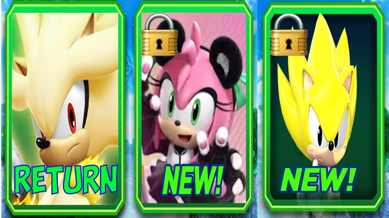 Sonic Forces - Three Event Coming Soon: Super Silver, Panda Amy & Super ...