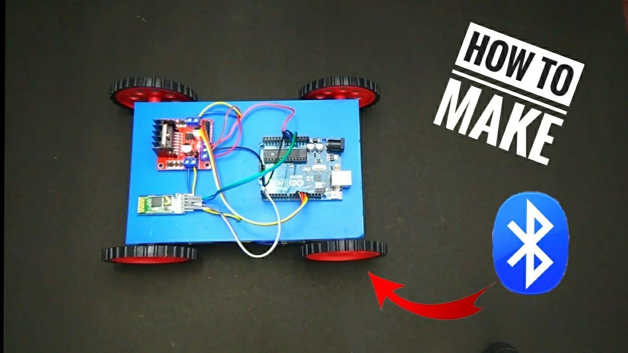 How to make Bluetooth control car - YouTube