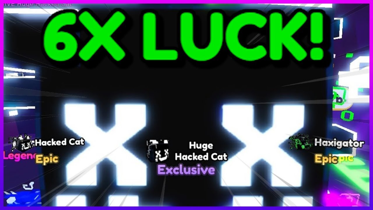 🍀*6x Luck* THE FASTEST WAY TO HATCH A HUGE PET IN PET SIMULATOR X ...