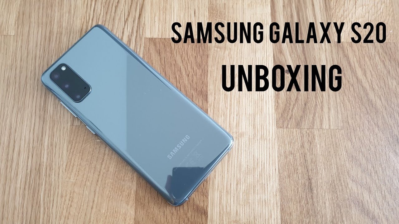 Samsung Galaxy S20 Unboxing - YouTube