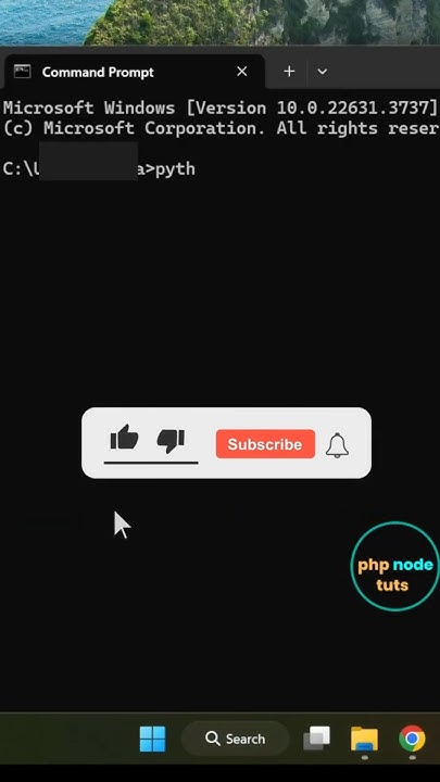 🤩how To Check Python Version Check Python Version In Cmd Shorts Python Ytshorts Youtube